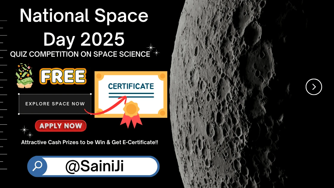 Quiz Competition on National Space Day 2025 | Win Cash Prizes
